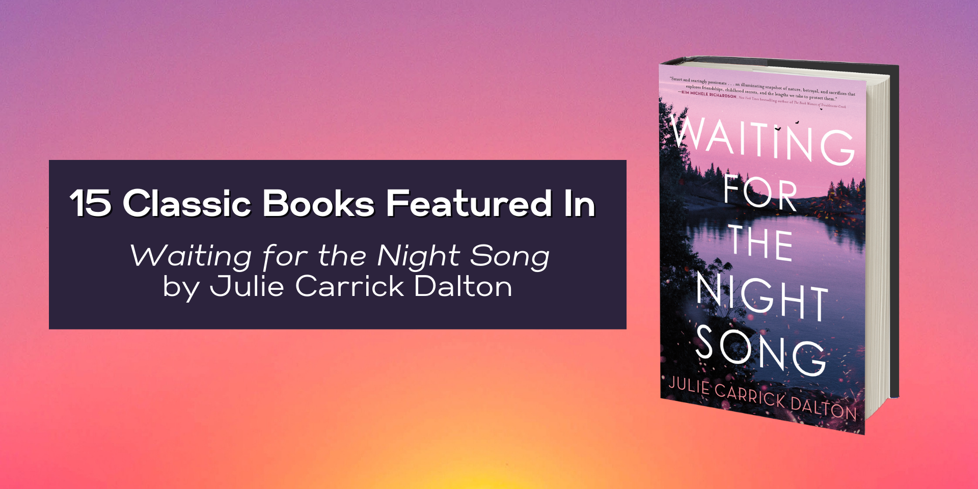 15 Classic Books Featured in Waiting for the Night Song by Julie ...